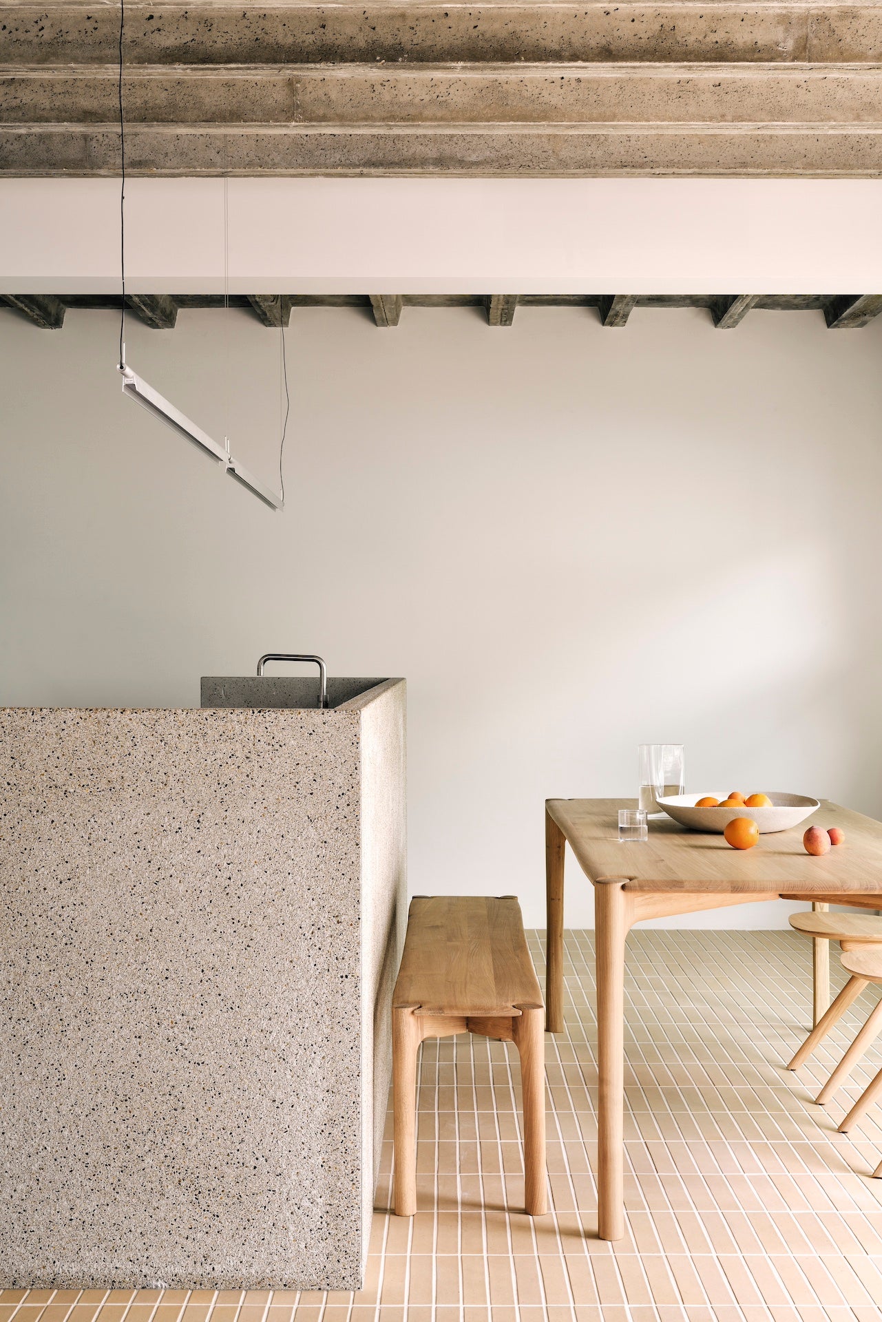 Ubud Bench - White Oak - Saffron + Poe