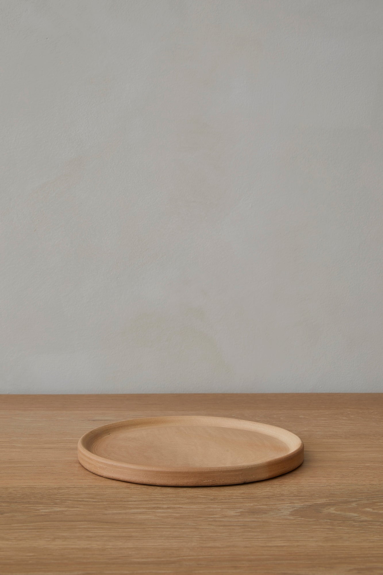 Oaxacan Handmade Ceramic Salad Plate - Natural - Saffron + Poe