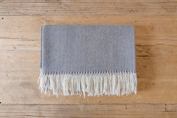 Baby Alpaca Throw - Charcoal Brown – Saffron + Poe
